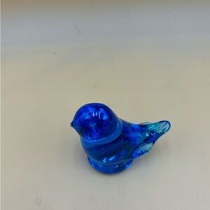 Vintage | Accents | Vintage Bluebird Of Happiness Art Glass By Ozark ...